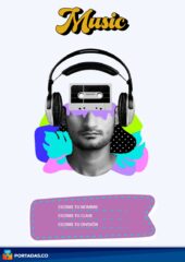 Portadas de Música ⊛ para Cuadernos y Trabajos 【 2025