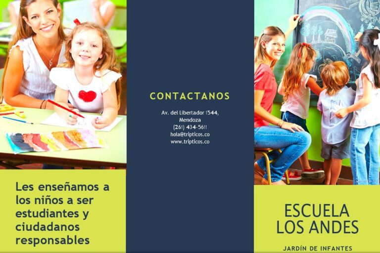 Plantillas de Trípticos Educativos ️ ¡Descarga Gratis!